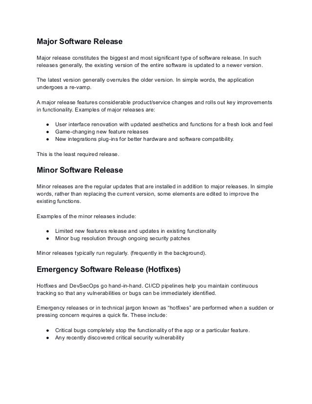 Release Management Process And Approaches In ITIL | PDF