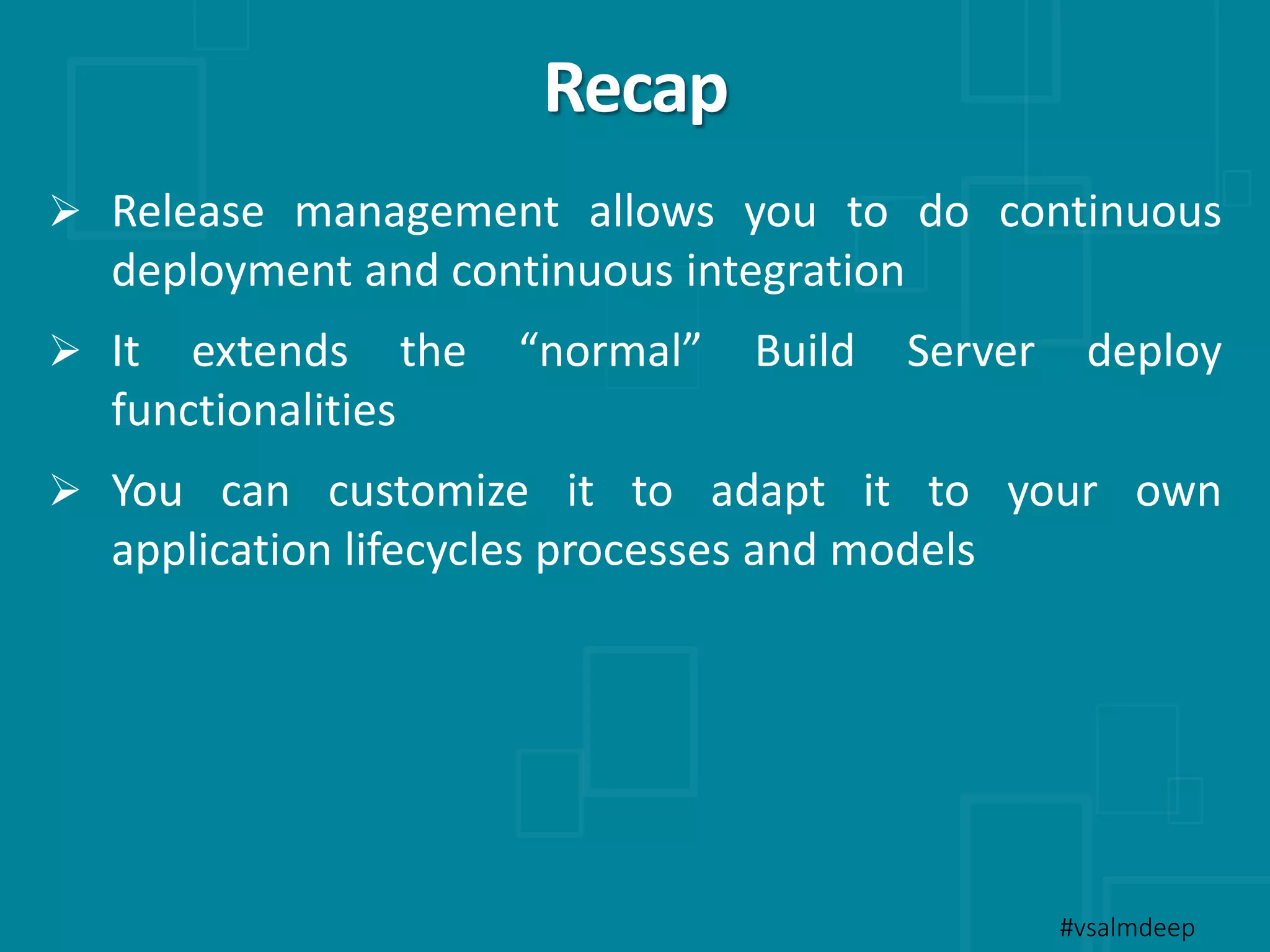 Release management with TFS 2013 | PPT