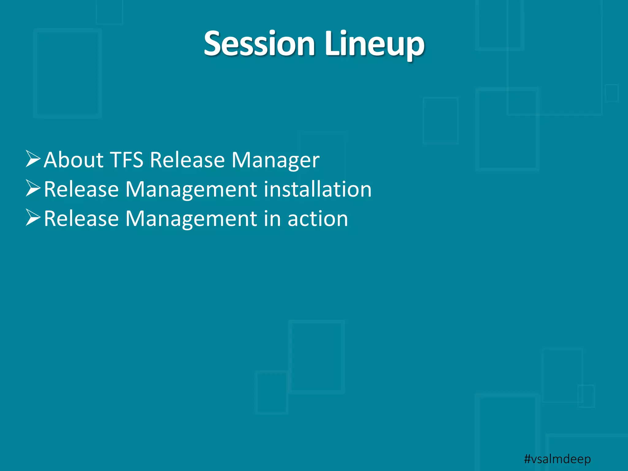 Release management with TFS 2013 | PPT