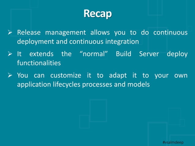 Release management with TFS 2013 | PPT