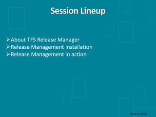 Release management with TFS 2013 | PPT