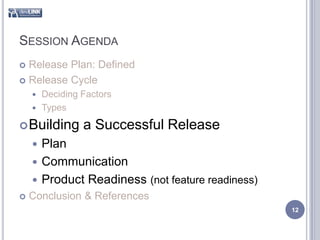 Release Management: Successful Software Releases Start with a Plan | PPTX