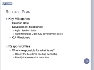 Release Management: Successful Software Releases Start with a Plan | PPTX
