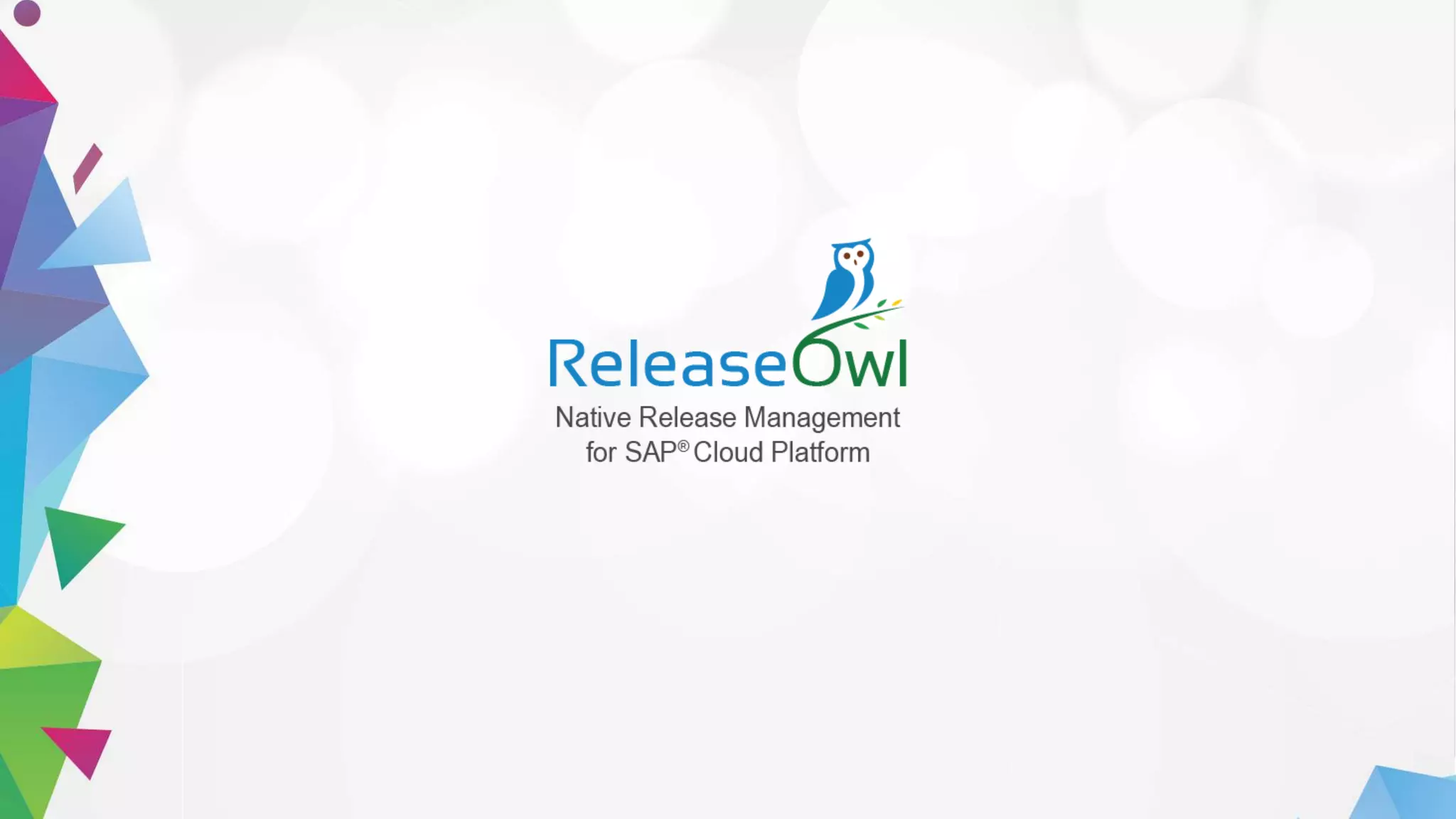 Native DevOps for SAP Cloud with ReleaseOwl | PPT