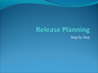 Release planning | PPT