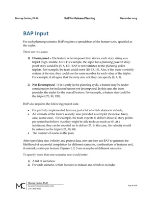 Release Planning Using BAP | PDF