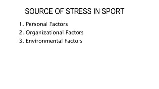 Release tension stress for preparation sport competition | PPT