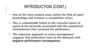 Release tension stress for preparation sport competition | PPT