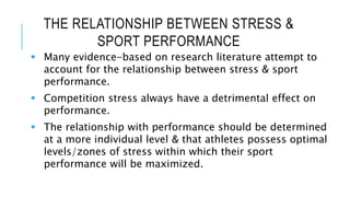 Release tension stress for preparation sport competition | PPT