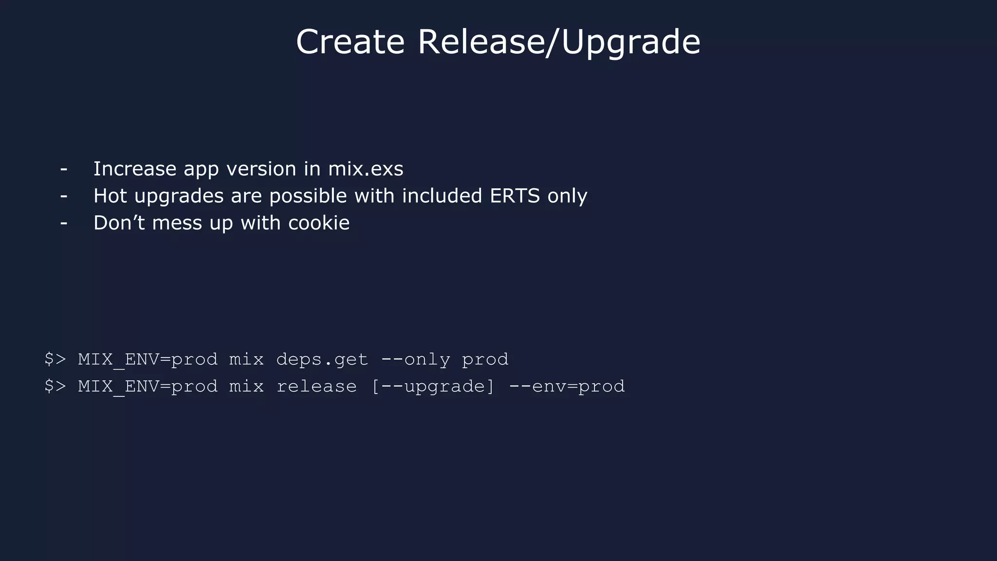 Releasing Elixir/Phoenix Applications | PPT Releasing Elixir/Phoenix Applications | PPT