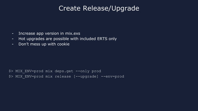 Releasing Elixir/Phoenix Applications | PPT Releasing Elixir/Phoenix Applications | PPT