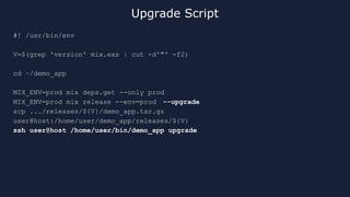 Releasing Elixir/Phoenix Applications | PPT