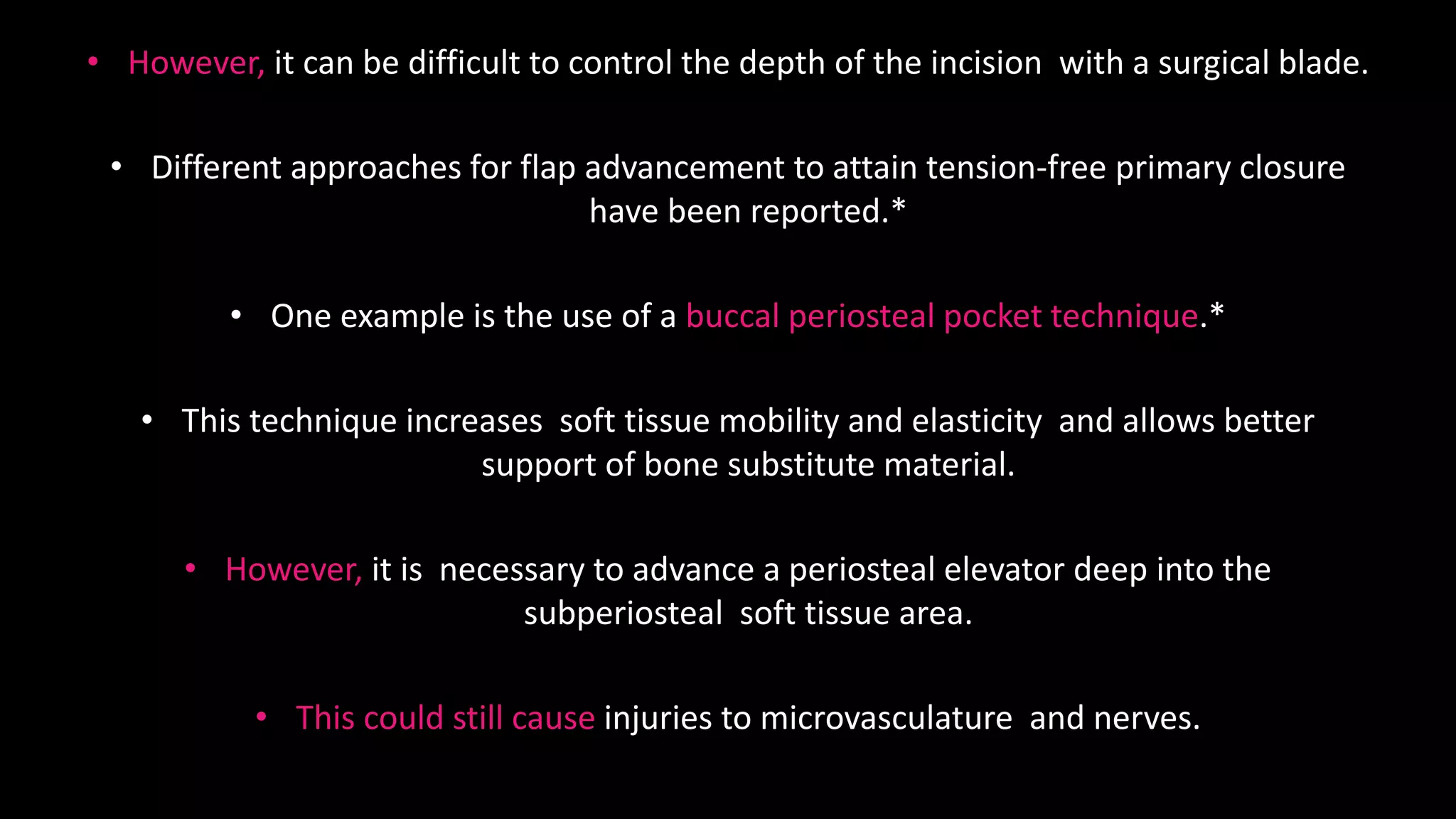 Releasing Incisions Using Upward-Motion Scissors Technique for Flap ...