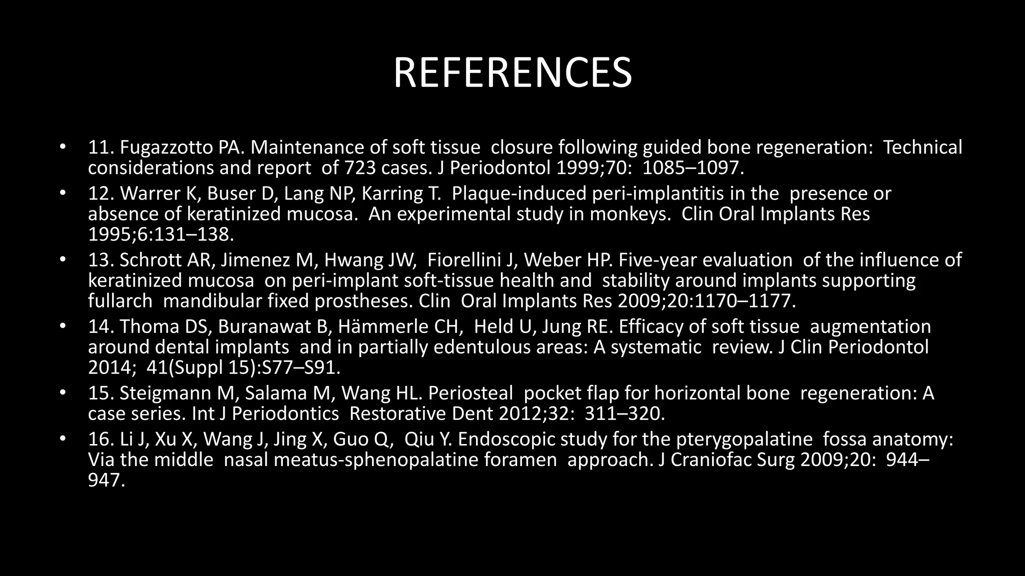 Releasing Incisions Using Upward-Motion Scissors Technique for Flap Mobilization for Guided Bone ...