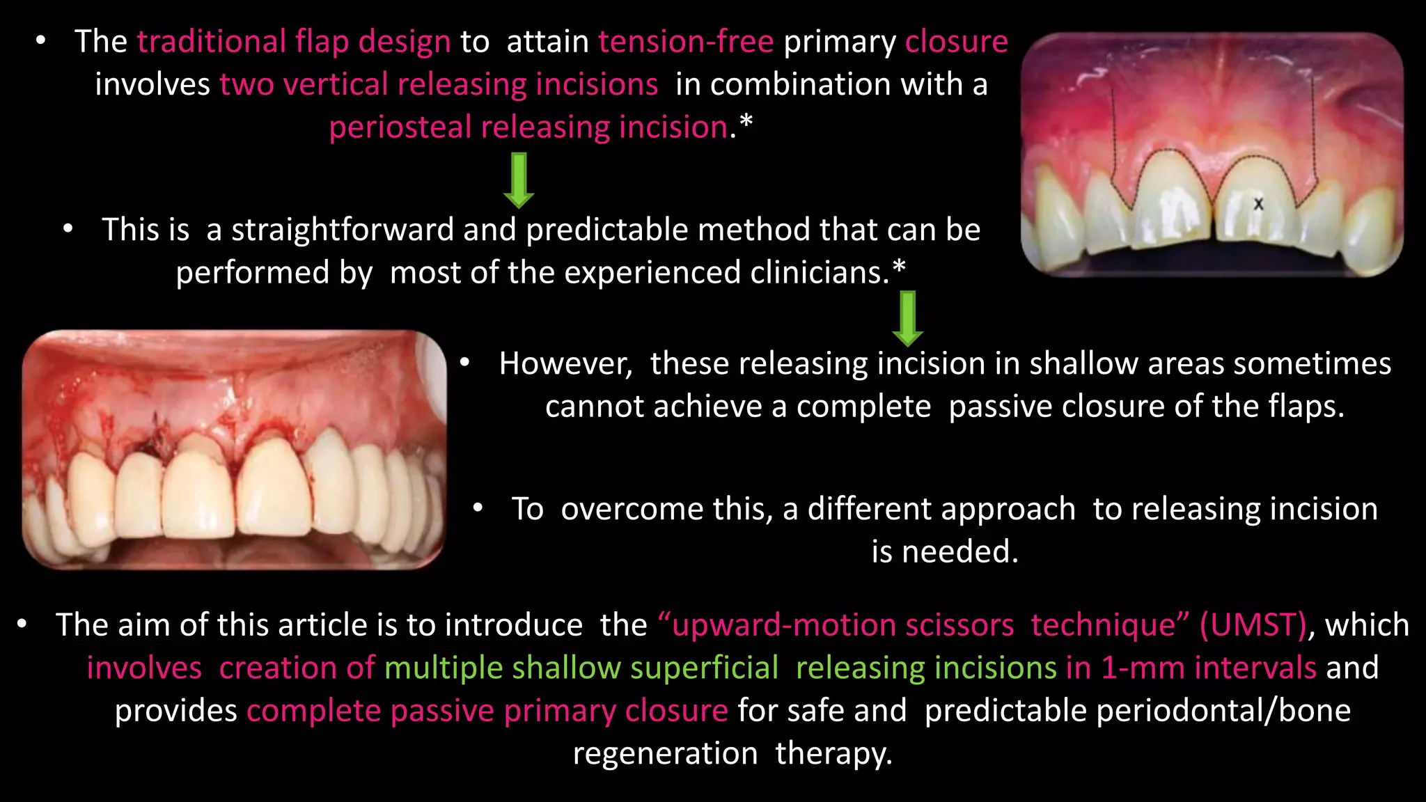 Releasing Incisions Using Upward-Motion Scissors Technique for Flap ...