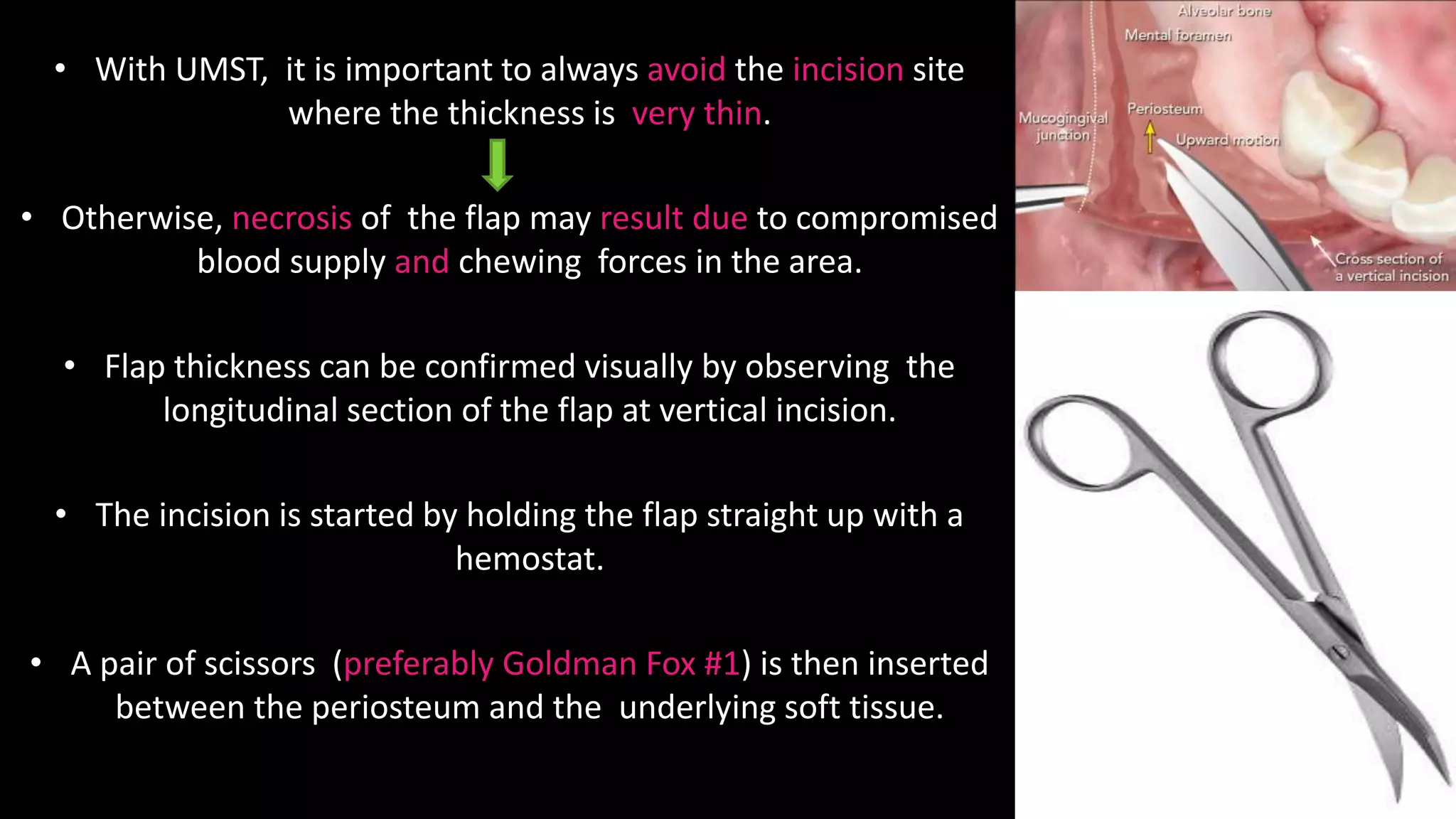 Releasing Incisions Using Upward-Motion Scissors Technique for Flap ...