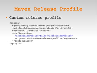 Releasing Projects Using Maven | PPT