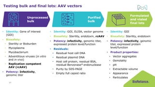 Releasing Your AAV Therapy with Confidence: Regulatory Considerations ...