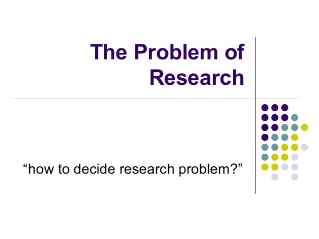 basic concept of reserach
