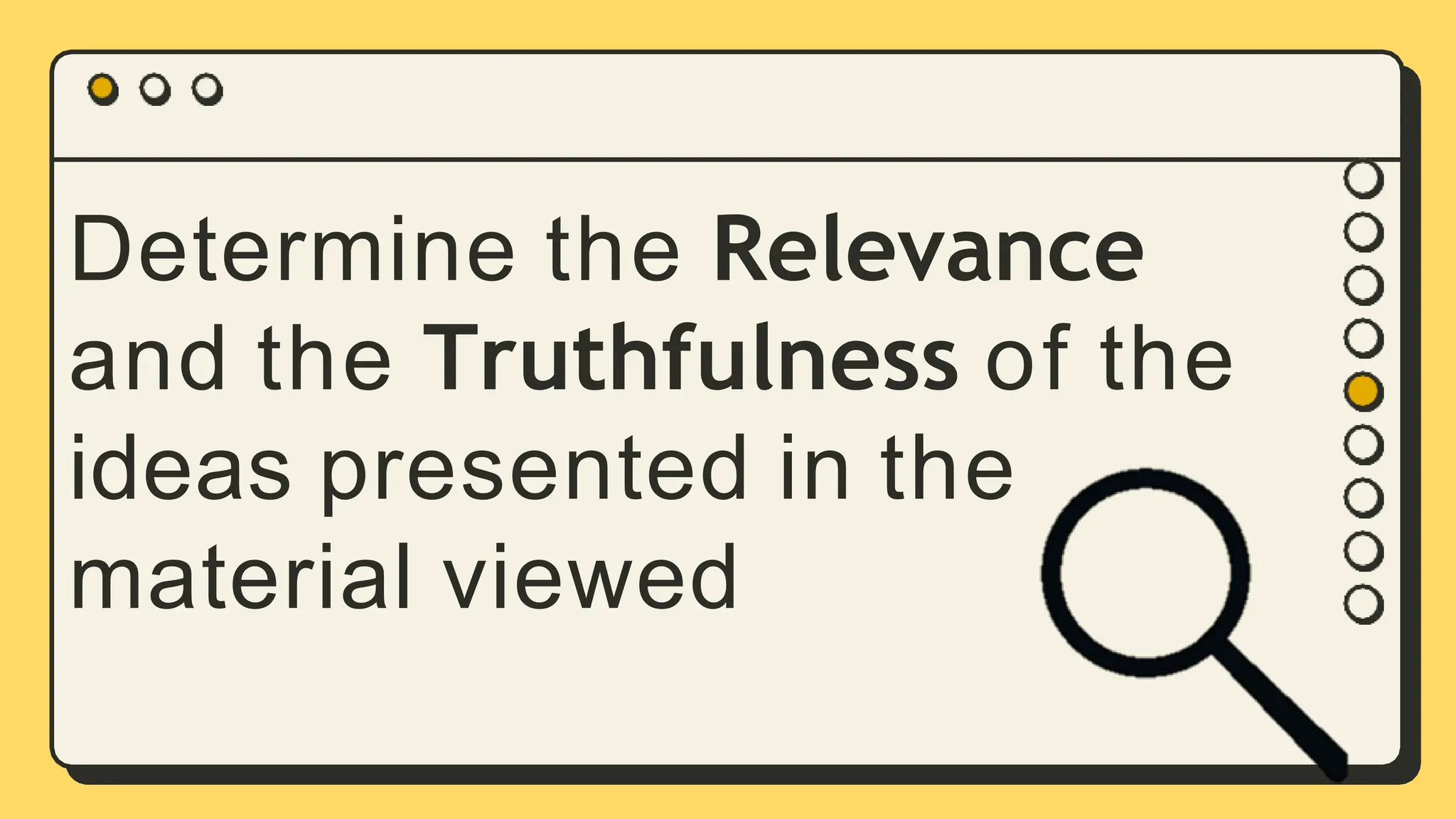 RELEVANCE-FINAL-PPT.determine the relevance and the truthfulnesspptx | PPTX RELEVANCE-FINAL-PPT.determine the relevance and the truthfulnesspptx | PPTX