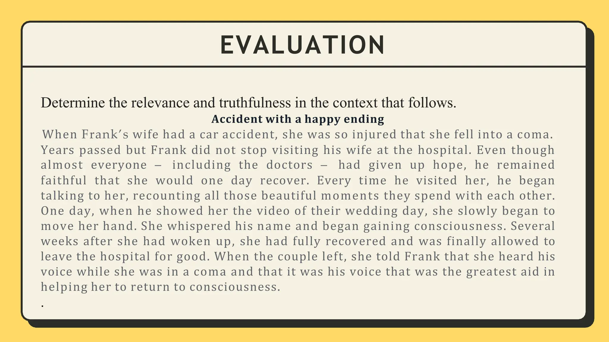 RELEVANCE-FINAL-PPT.determine the relevance and the truthfulnesspptx | PPTX