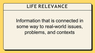 RELEVANCE-FINAL-PPT.determine the relevance and the truthfulnesspptx | PPTX