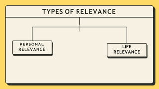RELEVANCE-FINAL-PPT.determine the relevance and the truthfulnesspptx | PPTX
