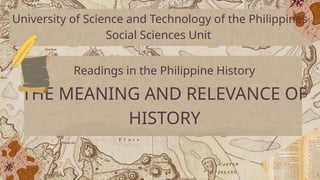 RELEVANCE-OF-HISTOTY-1.pptxJEJDPDDOPOOPJW | PPTX