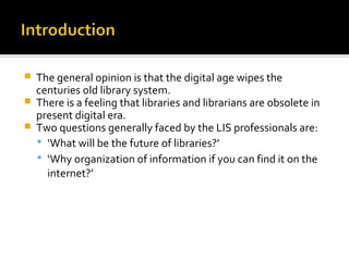 Relevance of clasification and indexing | PPT