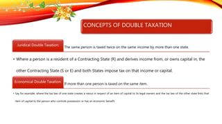 Relevance of double taxation avoidance agreement and its impact | PPT