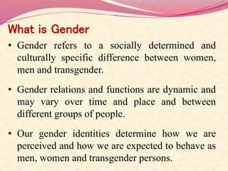 Module 16: Relevance of Gender Dimensions in Teaching and Learning ...