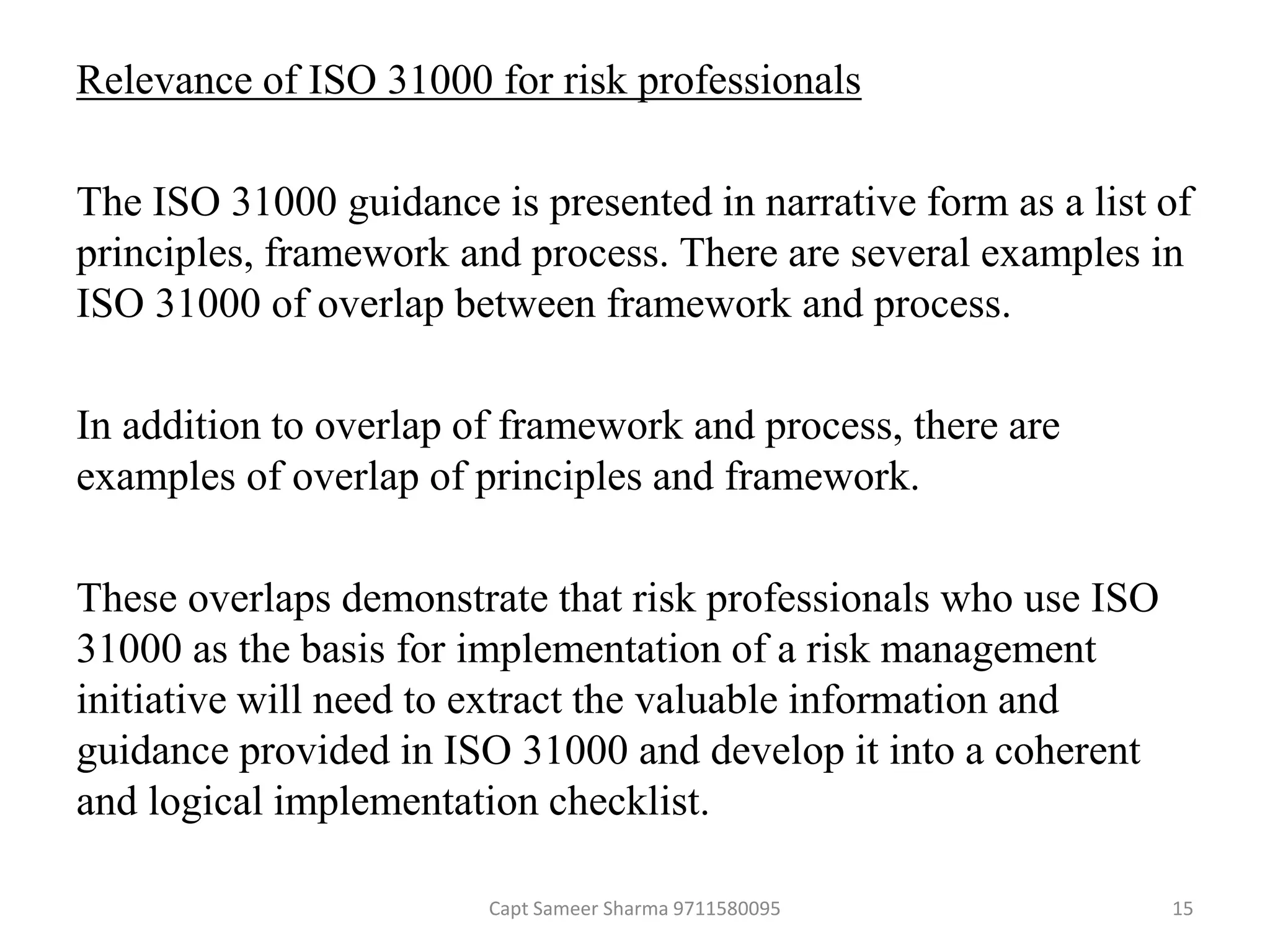 Relevance of ISO 31000 for risk professionals.pptx