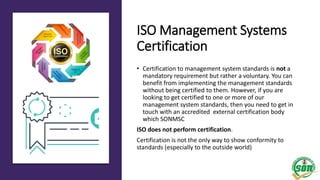 Relevance of iso management systems certification | PPTX