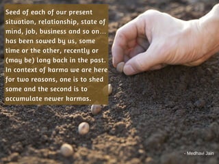 Relevance of Jain Karma Theory in Context of Self Improvement | PPT