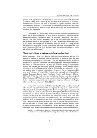 Relevance of Montessori's ideas | PDF