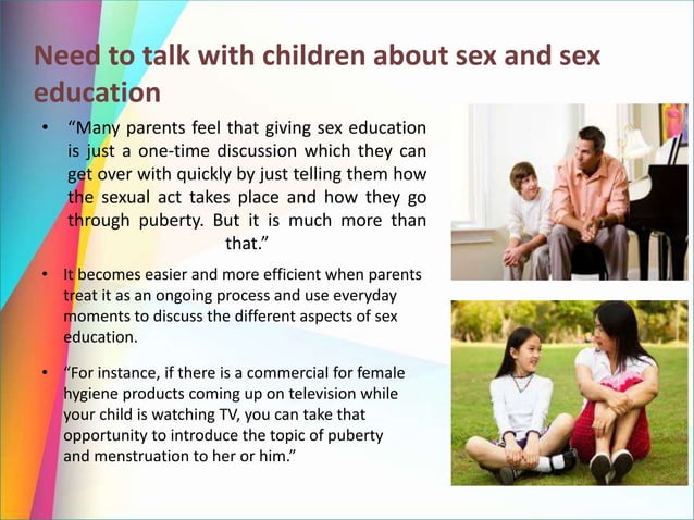 Relevance Of Sex Education At Secondary Level Ppt
