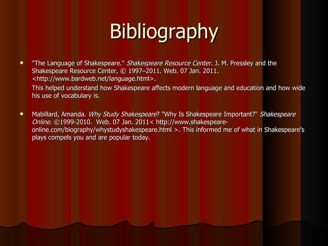 Relevance Of Shakespeare In Modern Culture | PPT