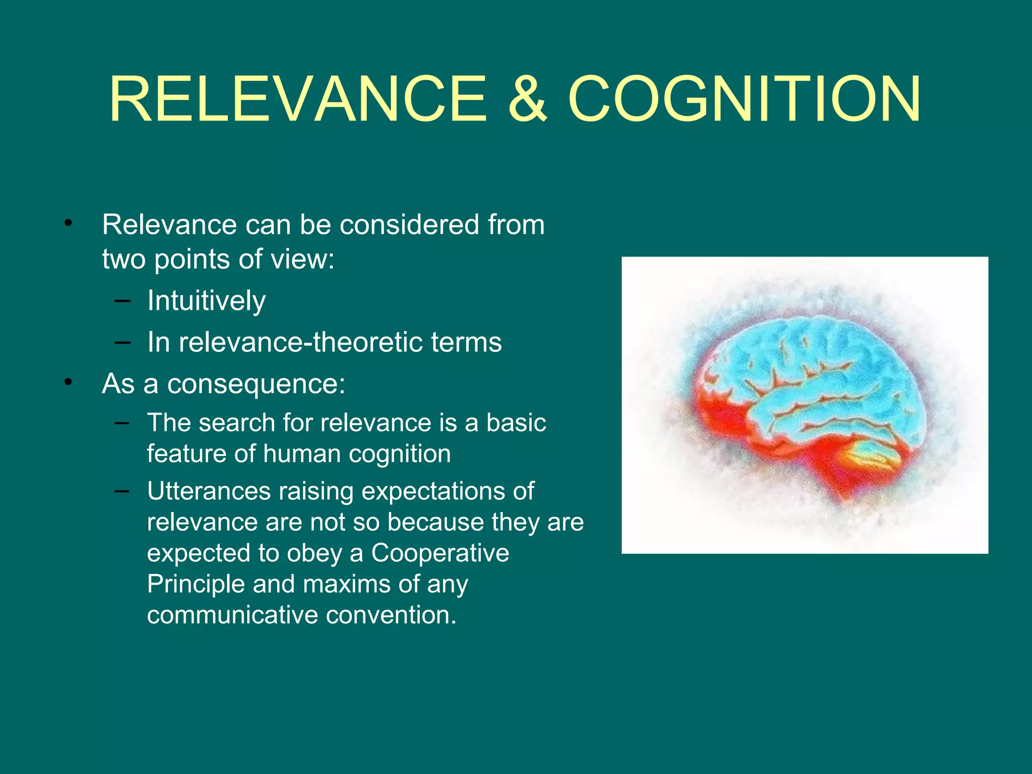 Relevance Theory | PPT