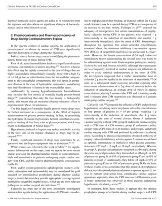 Relevancia clinica de pk y pd en pcte critico cardiaco pea2008 | PDF