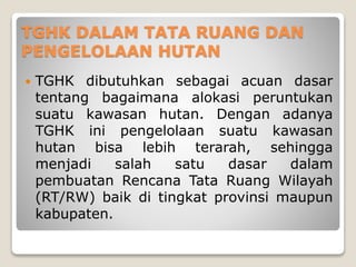 Relevansi tghk dan rtrw dalam tata ruang | PPTX