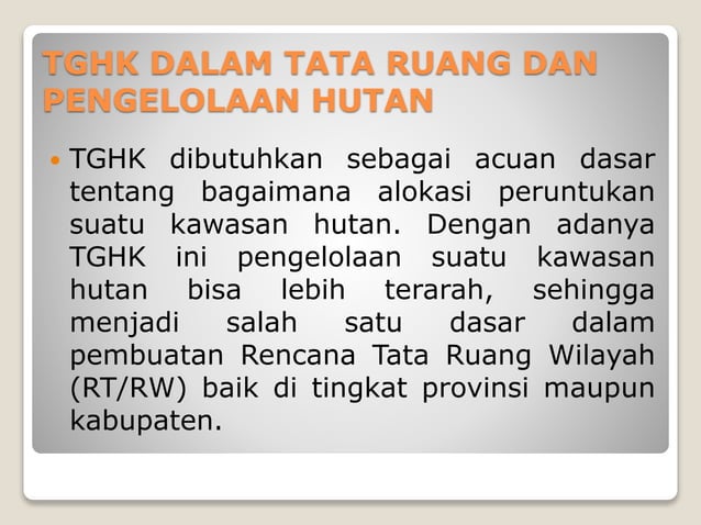 Relevansi tghk dan rtrw dalam tata ruang | PPTX