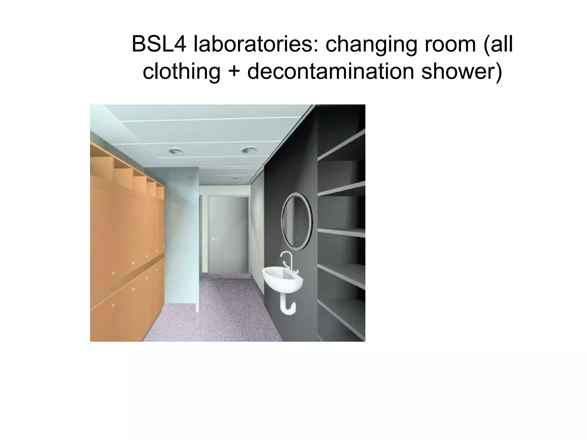 Microbiology laboratories: some relevant definitions and elements of ...