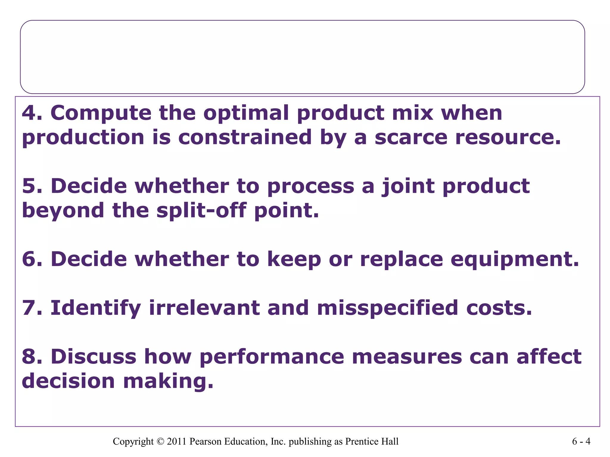 RELEVANT INFORMATION AND DECISION MAKING PRODUCTION DECISIONS(1).ppt