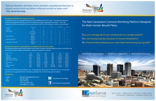 Relevant Remitter Brochure | PDF