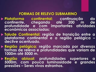 Relevo Submarino e Eras Geológicas | PPTX