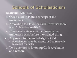 scholasticism | PPTX