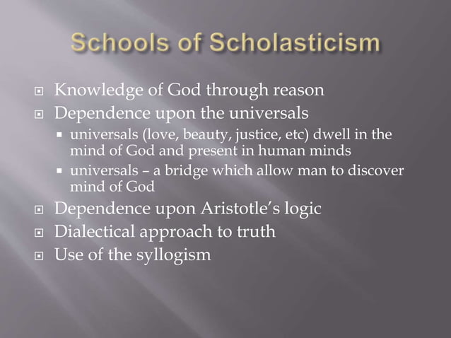 scholasticism | PPTX