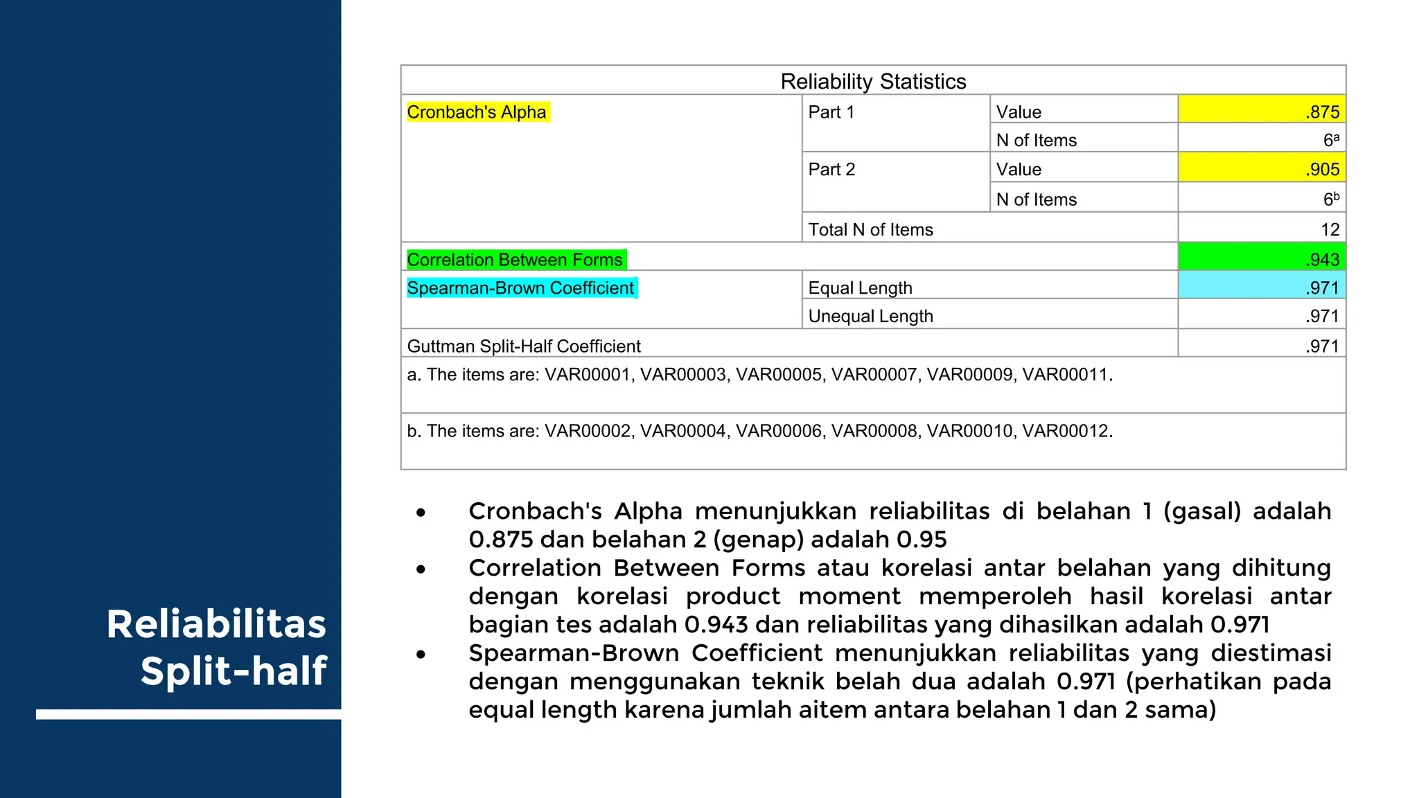 Reliabilitas : pengembangan instrumen standar | PPTX