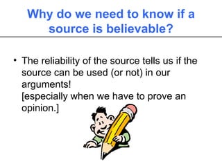 Sec 3 Social Studies SBQ Skill: Reliability ppt | PPT