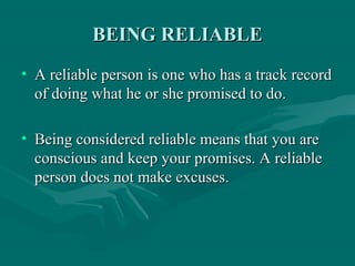 Reliability | PPT